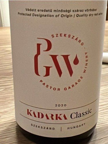 2020 Pastor Kadarka | Vivino US
