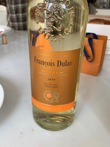 2019 Francois Dulac Gers Medium Sweet | Vivino US