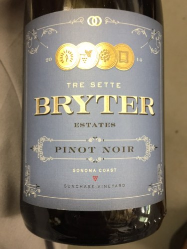 Bryter Estate Sunchase Vineyard Tre Sette Pinot Noir | Vivino Canada