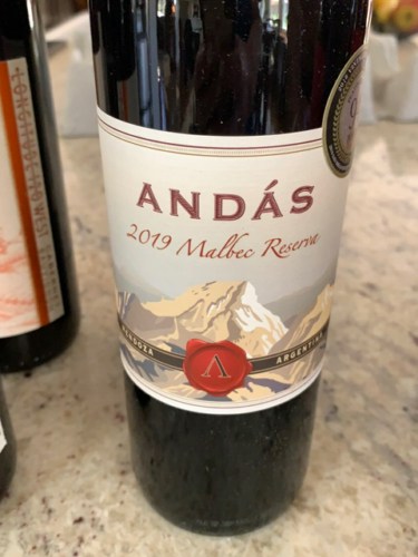 2019 Andás Reserva Malbec | Vivino English