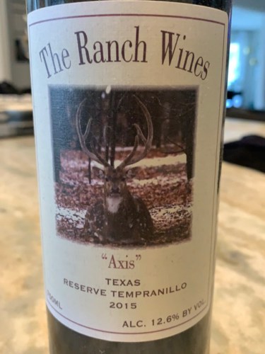 2015 The Ranch Wines Axis Reserve Tempranillo | Vivino US
