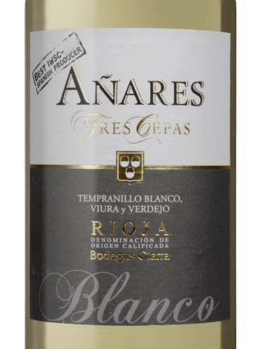 Bodegas Olarra Añares Tres Cepas Tempranillo Blanco- Viura - Verdejo ...