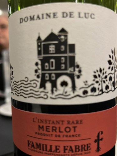 Famille Fabre Domaine de Luc L'Instant Rare Merlot | Vivino US