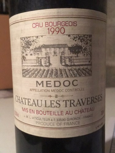 Château Les Traverses Médoc | Vivino US