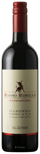 Val di Toro Rosso Ribelle Sangiovese Maremma Toscana | Vivino US