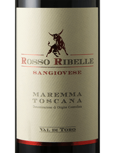 Val di Toro Rosso Ribelle Sangiovese Maremma Toscana | Vivino US