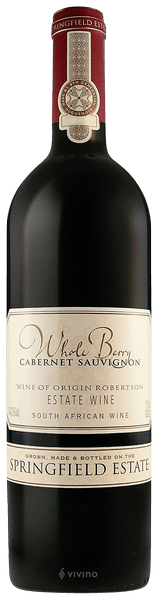 Springfield Estate Whole Berry Cabernet Sauvignon | Vivino English