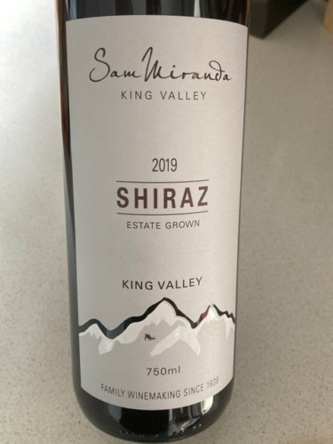 Sam Miranda Shiraz | Vivino English