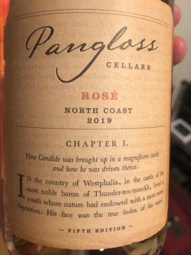 Pangloss Rosé | Vivino