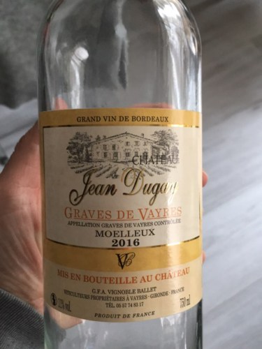 2017 Château Jean Dugay Graves de Vayres Moelleux | Vivino US
