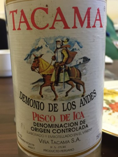 Tacama Demonio de los Andes Pisco de Ica | Vivino US
