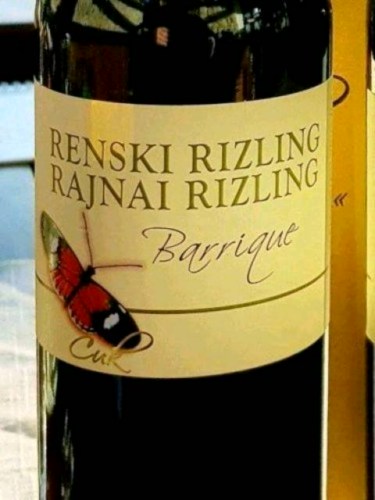 Hiša Vina Čuk Renski Rizling Rajnai Rizling Barrique | Vivino US