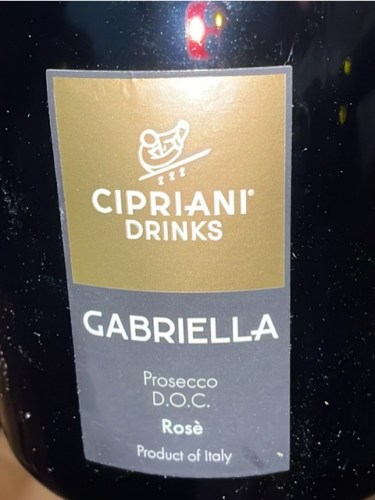 Cipriani Gabriella Prosecco Rosé | Vivino US