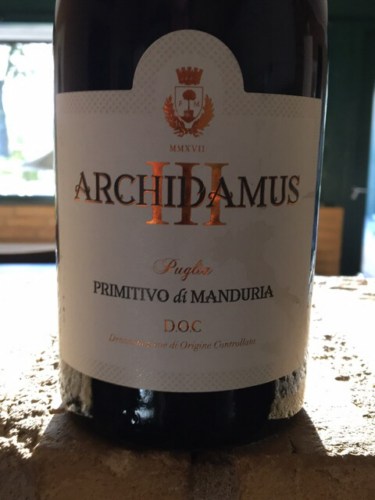 Archidamus III Primitivo di Manduria | Vivino US
