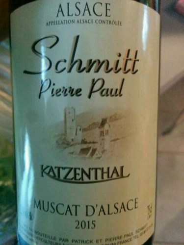 Pierre-Paul Schmitt Muscat d'Alsace | Vivino US