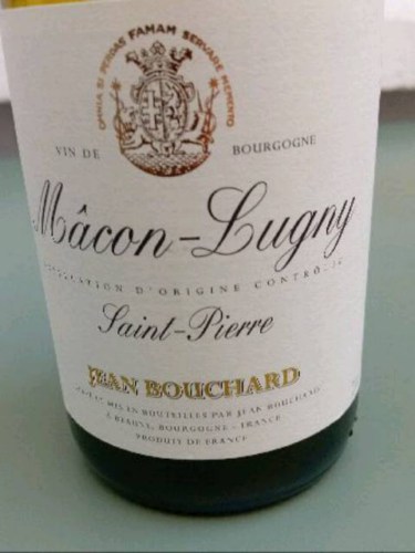 Jean Bouchard Mâcon-Lugny Saint Pierre | Vivino English
