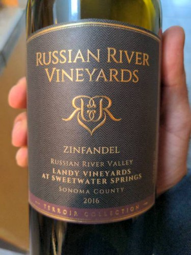Russian River Vineyards Terroir Collection Landy Vineyards Zinfandel ...
