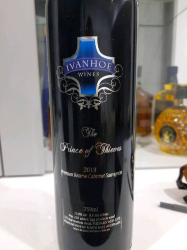 Ivanhoe The Prince of Thieves Premium Reserve Cabernet Sauvignon ...