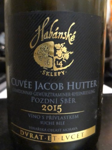Habánské Sklepy Cuvée Jacob Hutter Pozdní Sběr | Vivino US