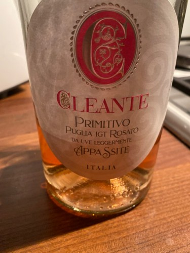Cleante Primitivo Rosato Appassite | Vivino US