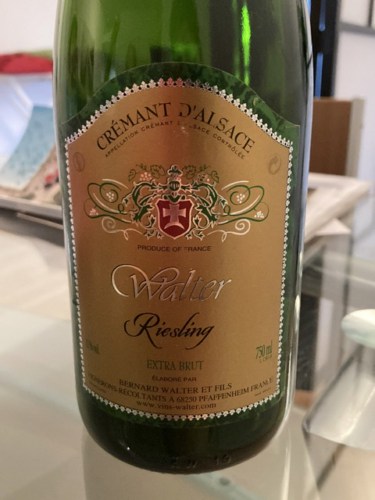 Bernard Walter & Fils Crémant d'Alsace Riesling Extra Brut | Vivino Brasil