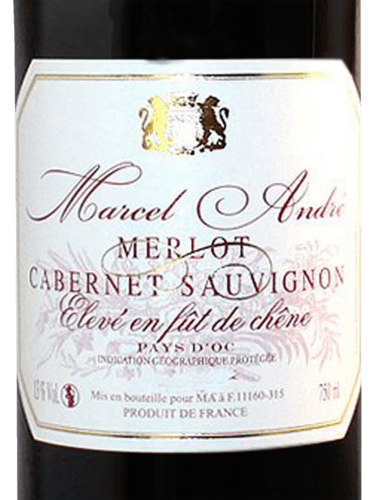 Marcel André Merlot - Cabernet Sauvignon |Vivino Hong Kong