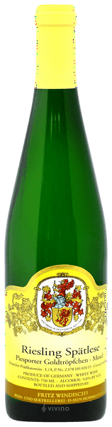 Fritz Windisch Piesporter Goldtröpfchen Riesling Spätlese | Vivino US