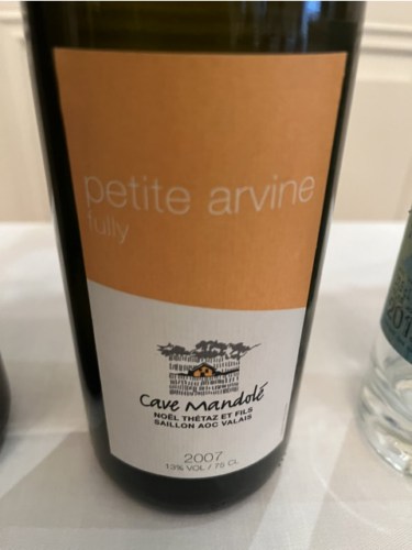 Cave Mandolé Petite Arvine Fully | Vivino Australia