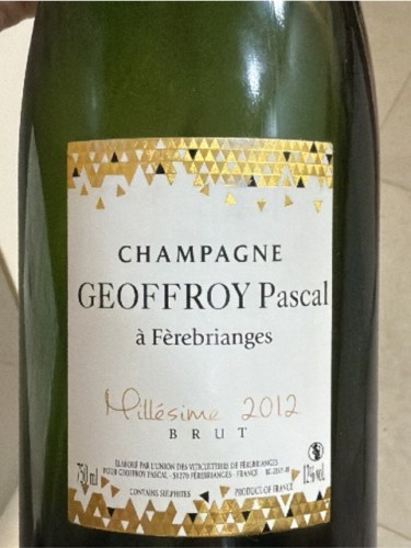 Geoffroy Pascal Brut Champagne | Vivino US