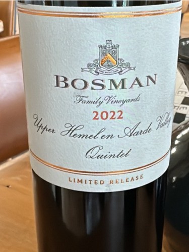 Bosman Family Vineyards Limited Release Quintet | Vivino US