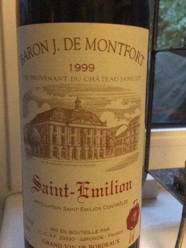 Baron de Montfort Saint-Émilion | Vivino US