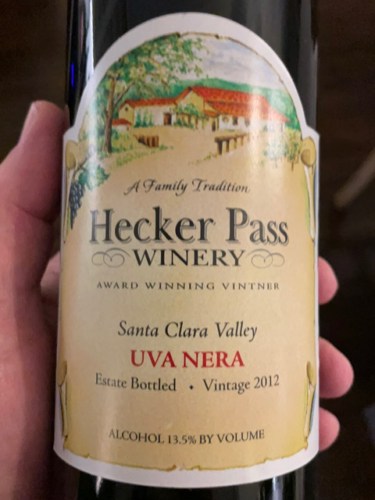 Hecker Pass Winery Uva Nera | Vivino US
