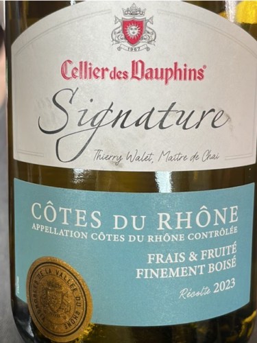 Cellier des Dauphins Signature Côtes-du-Rhône | Vivino US