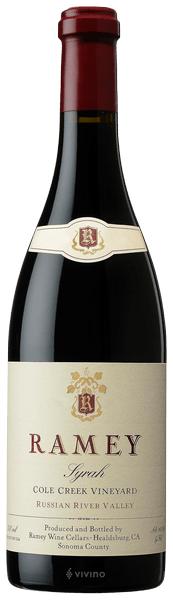 Ramey Syrah Cole Creek Vineyard | Vivino US