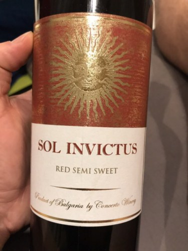 Concerto Winery Sol Invictus Red Semi Sweet | Vivino US