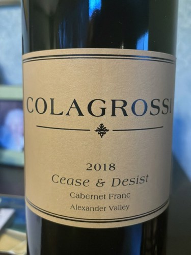 Colagrossi Cease & Desist Cabernet Franc | Vivino US