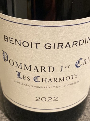 Benoit Girardin Pommard 1er Cru 'Les Charmots' | Vivino US