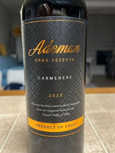 Ademan Gran Reserva Carmenère | Vivino US