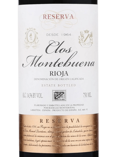 2018 Montebuena Clos Montebuena Reserva | Vivino US