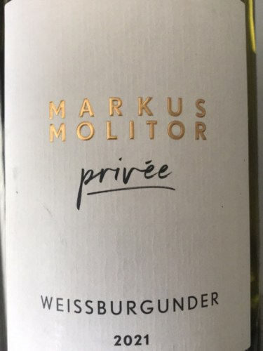 Markus Molitor Privée Weissburgunder | Vivino US