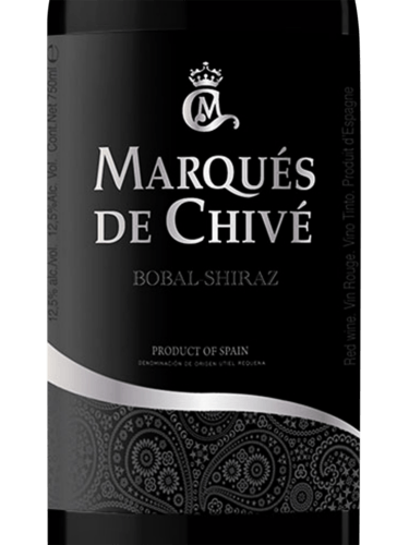 Marqués de Chivé Bobal - Shiraz | Vivino US