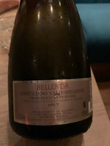 Bellenda Conegliano Valdobbiadene Prosecco Superiore Brut | Vivino US
