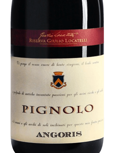 Angoris Pignolo Riserva Giulio Locatelli | Vivino US