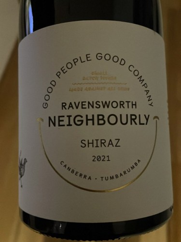 2020 Ravensworth Neighbourly Shiraz | Vivino US