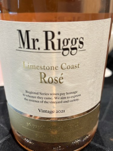 Mr. Riggs Limestone Coast Rosé | Vivino US