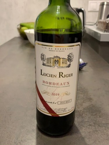 2019 Eurovins Lucien Rigui Bordeaux | Vivino US