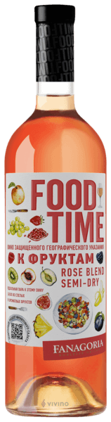 Fanagoria (Фанагория) Фуд Тайм Розовое полусухое (Food Time Rosé Off ...