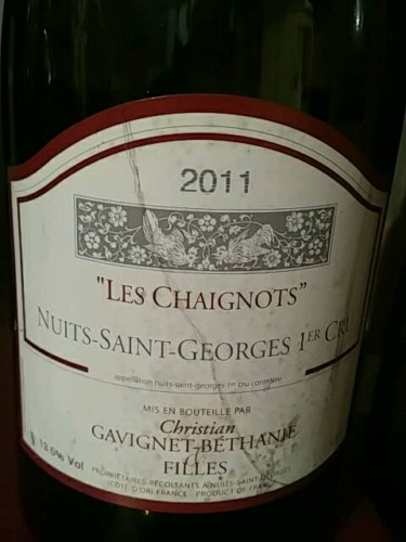 Christian Gavignet-Béthanie et Filles Nuits-Saint-Georges 1er Cru 'Aux ...