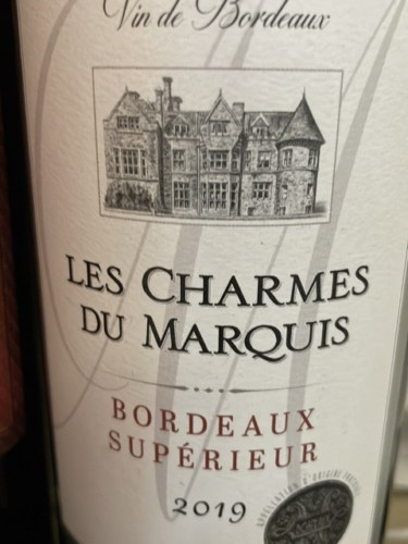 Les Charmes du Marquis Bordeaux Supérieur | Vivino US