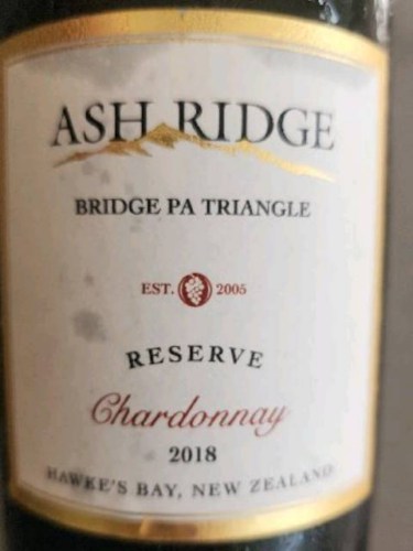 Ash Ridge Reserve Chardonnay | Vivino US